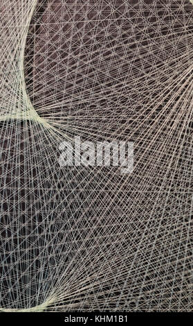 Abstract background of string of threads taken off close-up Stock Photo ...