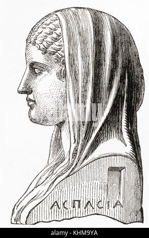 Aspasia, c. 470 BC-c. 400 BC, Greek philosopher and orator Stock Photo - Alamy