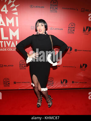 MIAMI, FL - MARCH 8: Miami Film Festival Director Jaie Laplante and ...