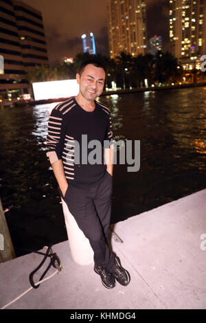 MIAMI, FL - FEBRUARY 26: Turkish Singer Serdar Ortac, visits Miami ...