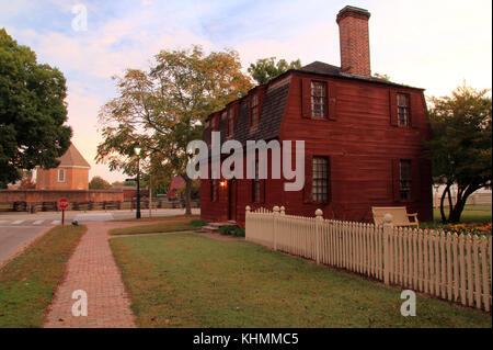 Colonial Williamsburg William Lightfoot House Stock Photo - Alamy