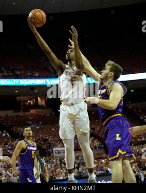 Nov 18, 2017. Royce Hamm Jr. #5 of the Texas Longhorns in action vs the ...