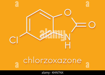 Chlorzoxazone muscle relaxant drug Stock Photo - Alamy