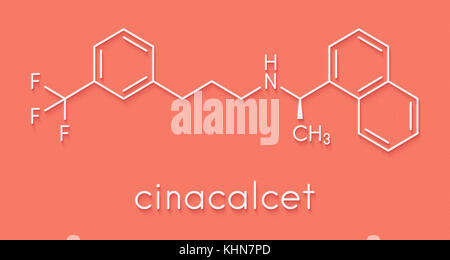 Cinacalcet hyperparathyroidism drug Stock Photo - Alamy
