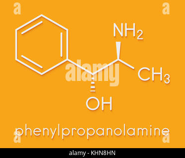 Phenylpropanolamine drug molecule Stock Photo - Alamy