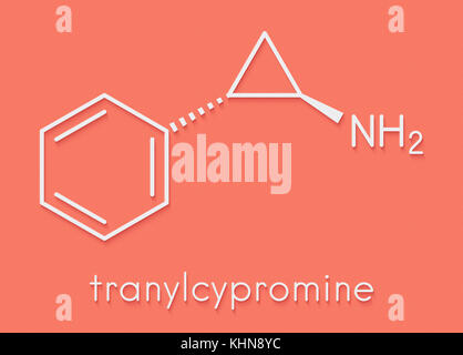 Tranylcypromine antidepressant drug Stock Photo - Alamy