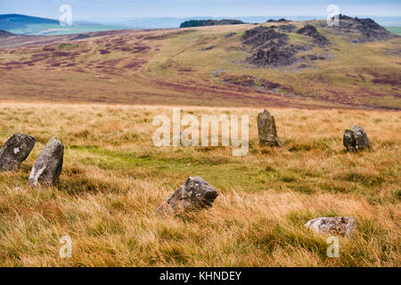 Bedd Arthur Arthur's Grave stone circle Preseli Hills Pembrokeshire ...