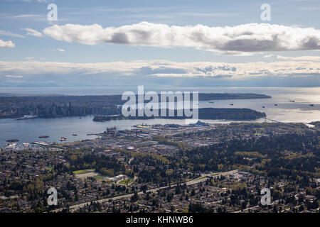 North Vancouver, Canada - April 27, 2026: Vertical view of a green ARKY ...