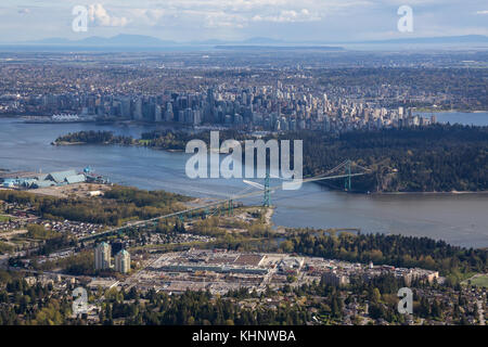 North Vancouver, Canada - April 27, 2026: Vertical view of a green ARKY ...