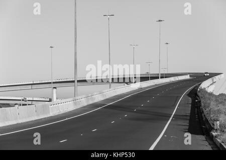 Road highway overhead flyover ramp entry exit structures Stock Photo ...