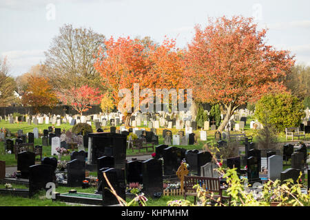 Chiswick New Cemetery, Staveley Road, Chiswick, London, UK Stock Photo ...