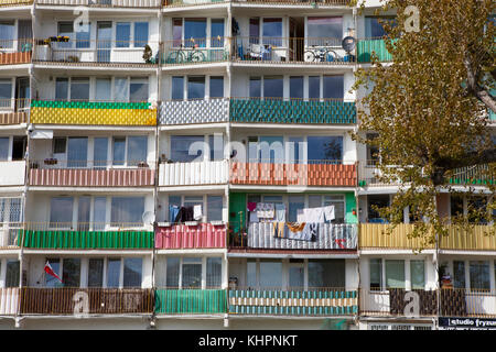 Falowiec, a block that is about 800m long. Gdansk Poland Stock Photo ...