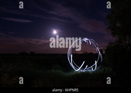 Experimenting with lights and slow shutter speeds Stock Photo - Alamy