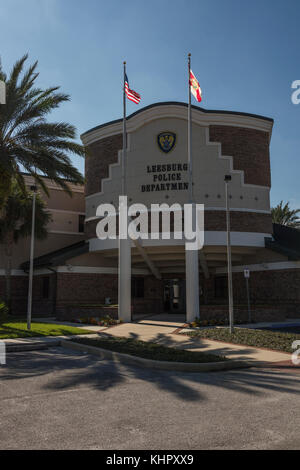 Police Department Leesburg, Florida USA Stock Photo - Alamy