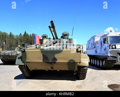 Soviet tracked infantry fighting vehicle BMP-1 rear view Stock Photo ...