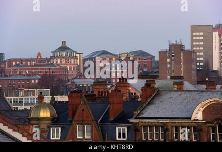 Sunrise over the City of Nottingham, Nottinghamshire England UK Stock ...