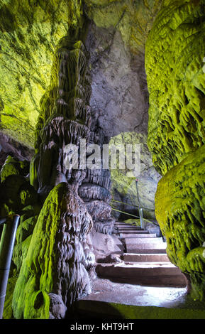 Donkey at Zeus' birth cave in Psichro, Lassithi Plateau, Crete, Greece ...