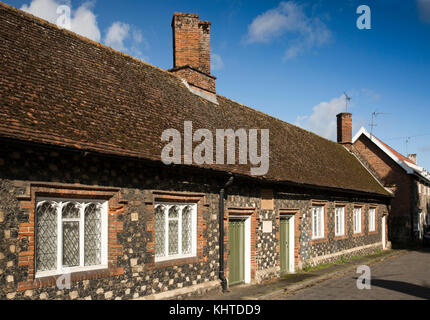 UK, England, Norfolk, Thetford, Old Bury Road, 1610 Richard Fulmerston ...