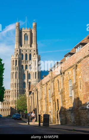 ely town centre cambridgeshire east anglia england uk gb Stock Photo ...