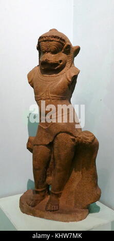 Stone statue depicting Vishnu, one of the principal deities of Hinduism ...