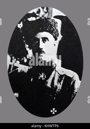 Baron Pyotr Nikolayevich Wrangel, White general of the Russian Civil ...