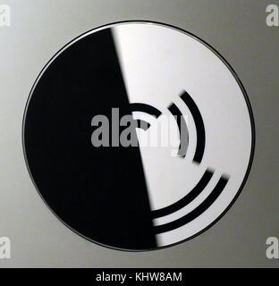 Benham's Disk (Benham's Top) a top painted with the pattern shown. When ...