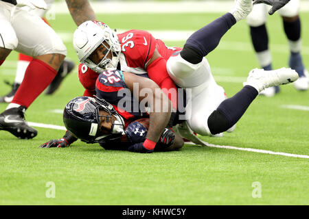 Arizona Cardinals safety Budda Baker warms up prior to an NFL football game against the Tampa ...