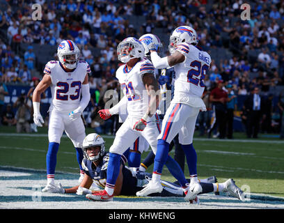 Buffalo Bills free safety Jordan Poyer (21) looks on after an NFL ...