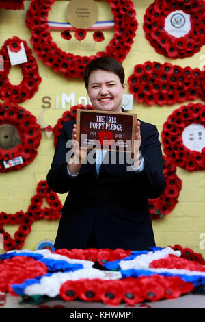 Edinburgh, UK. 20th Nov, 2017. Ruth Davidson heads the Scottish ...