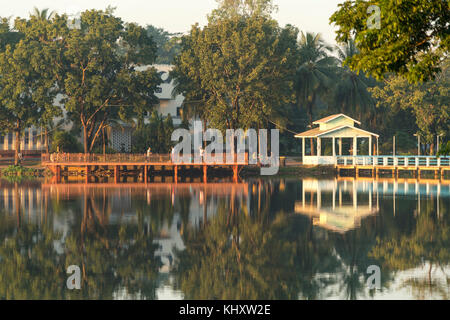Kan Thar Yar Lake, Hpa An, Kayin State (Karen State), Myanmar (Burma ...