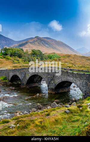 Red Cuillin Hills at Sligachan, Isle of Skye, Scotland Stock Photo - Alamy
