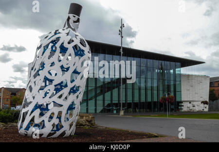 The MIMA building and the Bottle of Notes statue in Middlesbrough ...