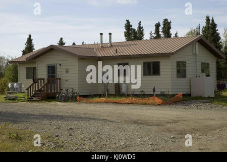 The Kanuti Bunkhouse and Field Station in Bettles, Alaska, serving as a ...