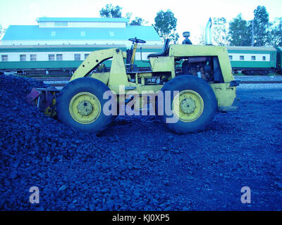 Front end loader on coal vehicle Stock Photo - Alamy