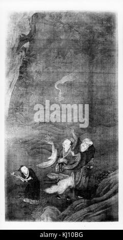 'Old Man of the Southern Pole' by Leng Mei is a painting from the Qing ...