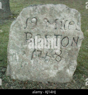 Upper Post Road MP 7 Stock Photo - Alamy