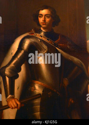 Peter the Great. Portrait of Tsar Peter I of Russia (1672-1725) by Paul ...
