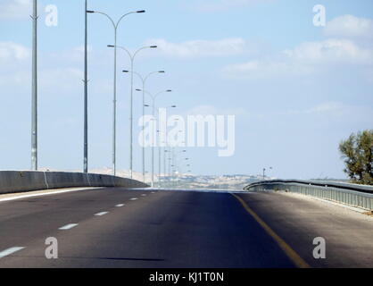 Motorway en-route to Beersheba (Beersheba) a city in the Southern ...