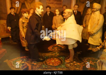 Mahatma Gandhi during the Second Round Table Conference at London Stock ...