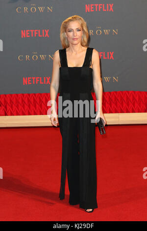 London, UK. Gillian Anderson at the World Premiere of 'Les Miserables ...