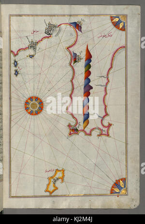The Piri Reis map, drawn in 1513, includes a detailed portrayal of the ...