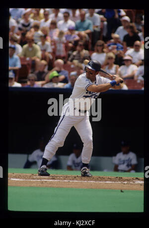Kansas City Royals George Brett (5) in action during a game at Royals ...