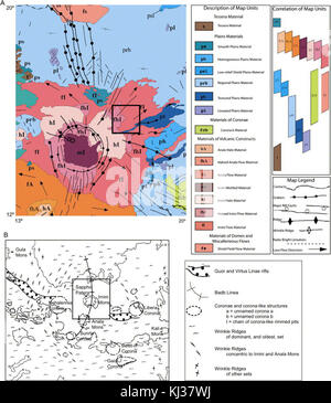 V-20 Venus Geologic Map Stock Photo - Alamy