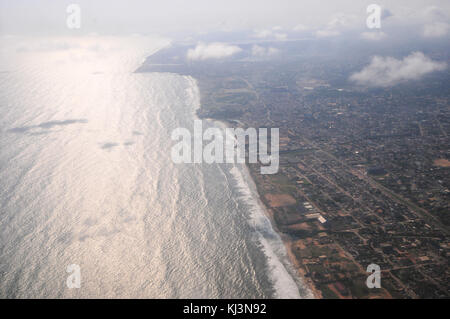 Aerial view of the city of Accra, Ghana Stock Photo - Alamy
