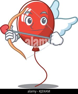 Cupid air balloon character cartoon Stock Vector Image & Art - Alamy