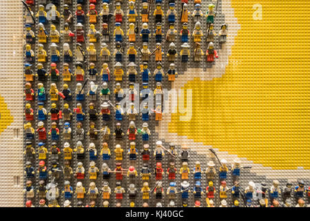 Anaheim, NOV 11: Lego store in the famous Downtown Disney District ...