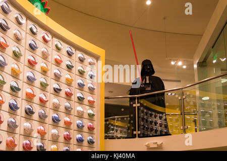Anaheim, NOV 11: Lego store in the famous Downtown Disney District ...