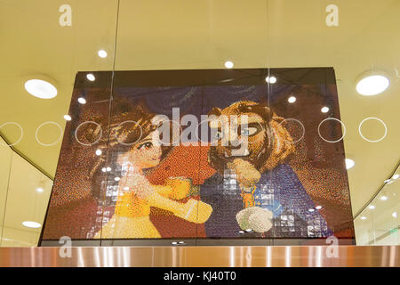Anaheim, NOV 11: Lego store in the famous Downtown Disney District ...