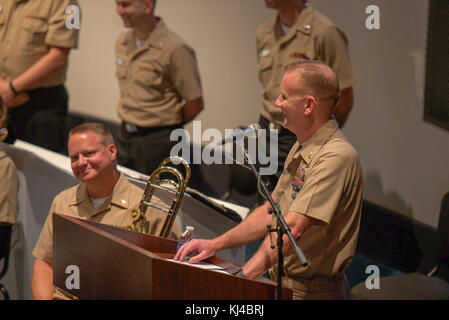 MCPON 50th Anniversary concert at the U.S. Navy Memorial Stock Photo ...