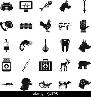 Cow leech icons set, simple style Stock Vector Image & Art - Alamy